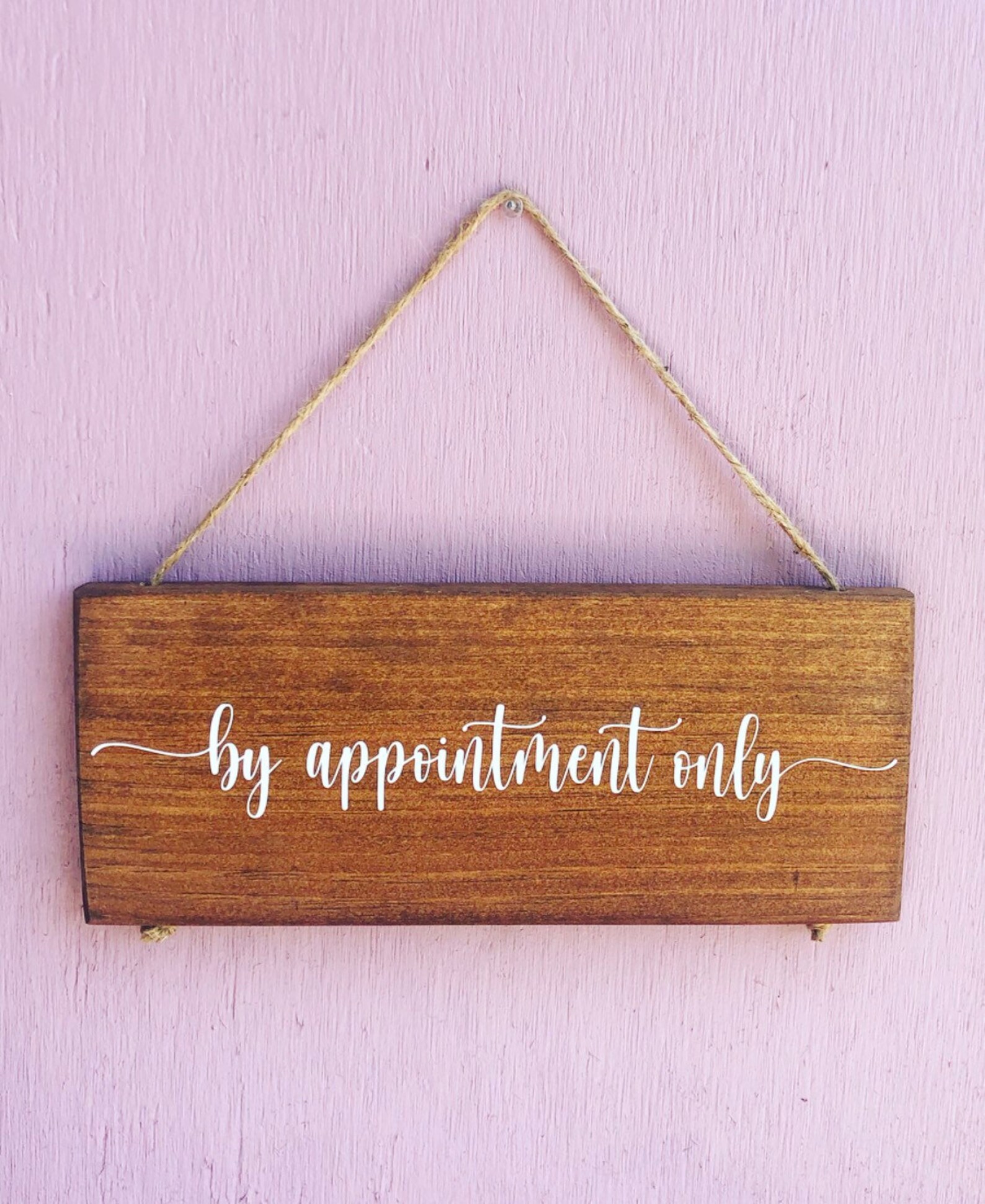 By Appointment Only Hanging Sign Office Sign Appointment - Etsy Sweden