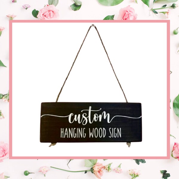 Custom Wood Signs - Etsy