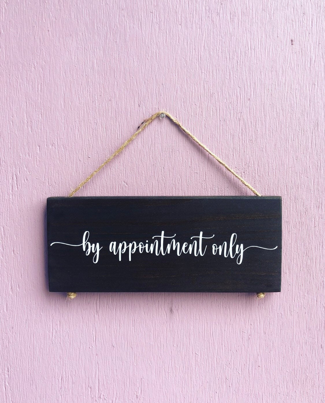 By Appointment Only Hanging Sign Office Sign Appointment - Etsy Sweden