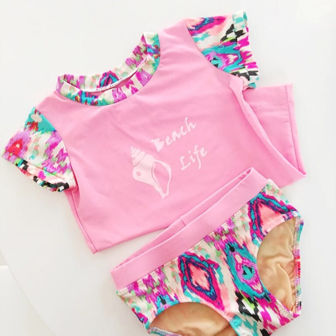 Kids Rash Shirt/rash Vest/swim Shirt Pattern Template - Instant ...