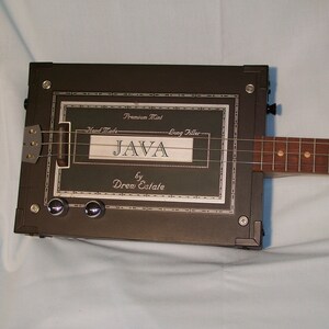 Java Mint Electric Cigar Box Guitar - Etsy