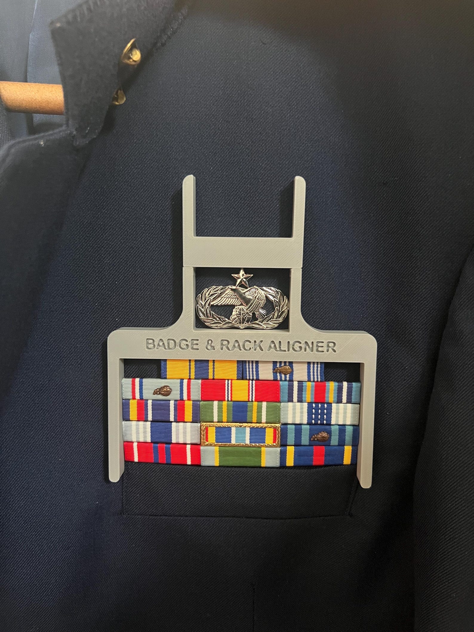 Double Air Force Badge & Ribbon Aligner - Etsy