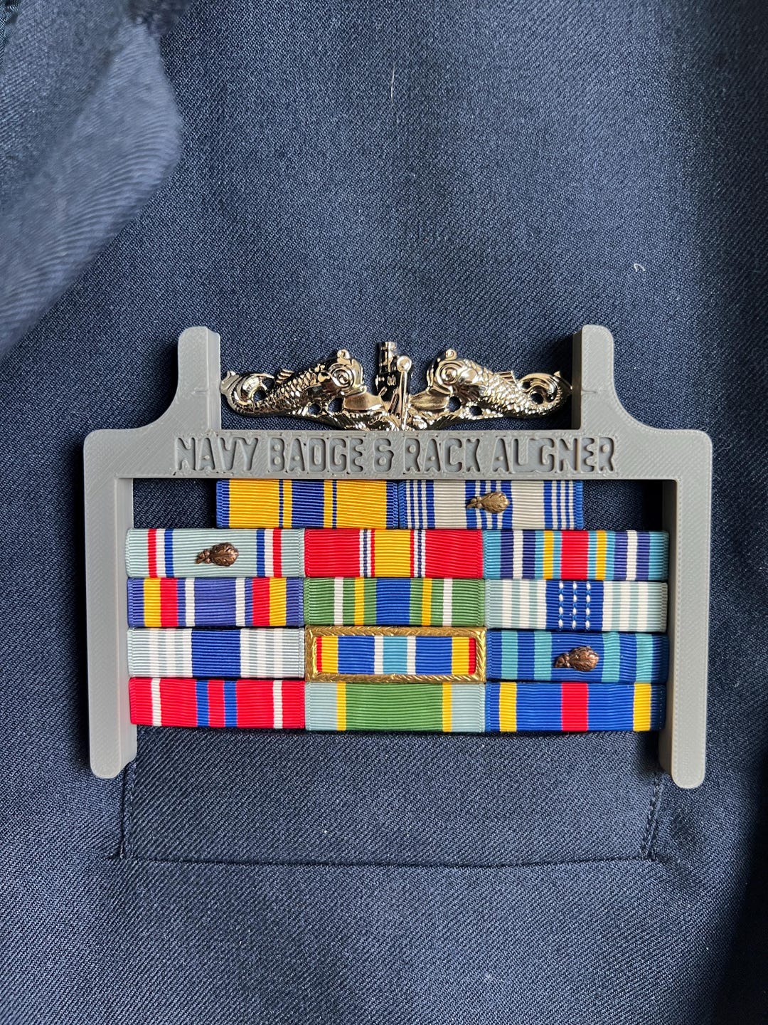 Submarine Warfare Badge & Rack Aligner - US Navy - Etsy