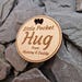 Personalized Wooden Pocket Hug Token: Engraved Beech Wood Keepsake - Etsy