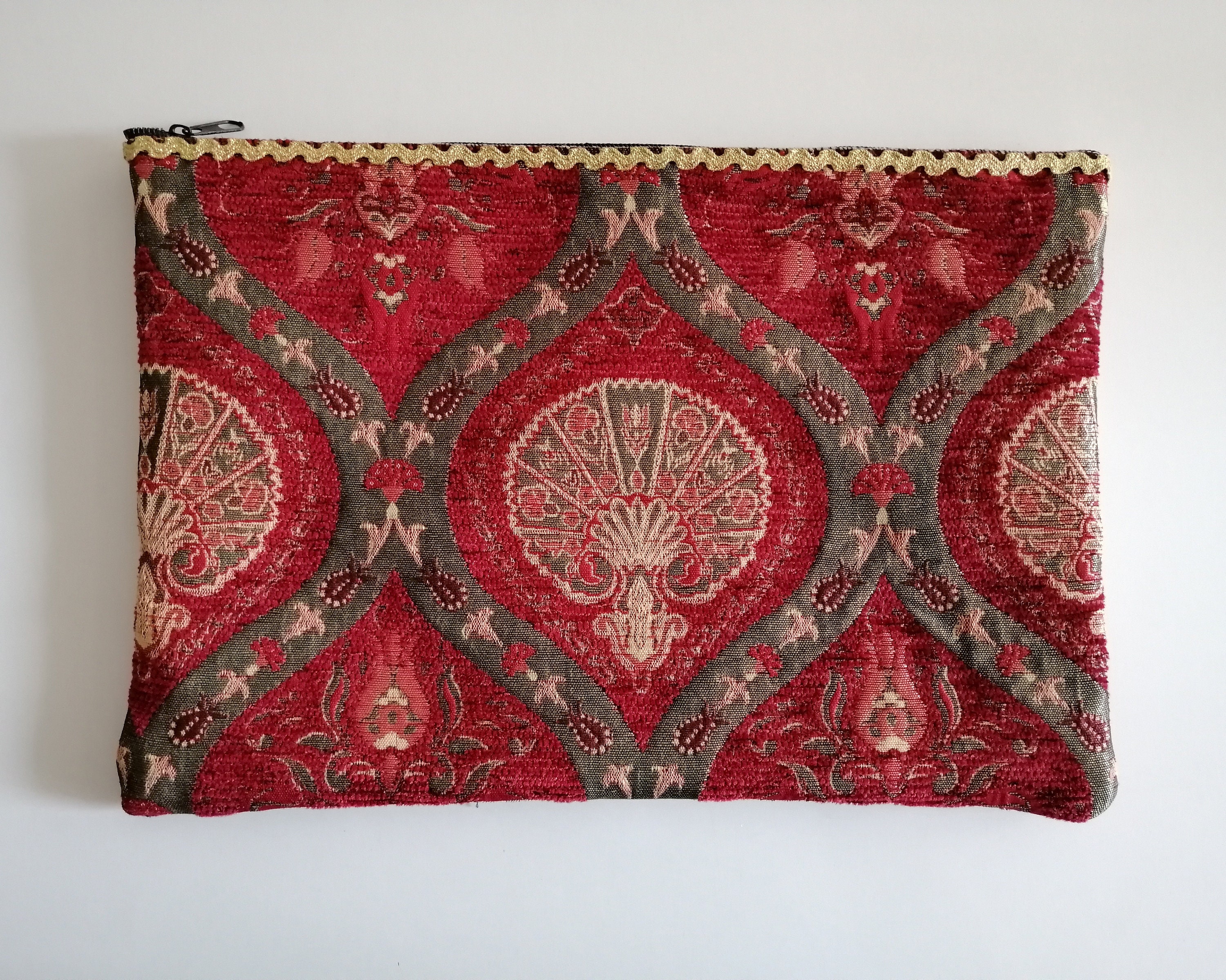 Red Laptop Case, Patchwork Case, Laptop Sleeve, Christmas Gift, Gift ...