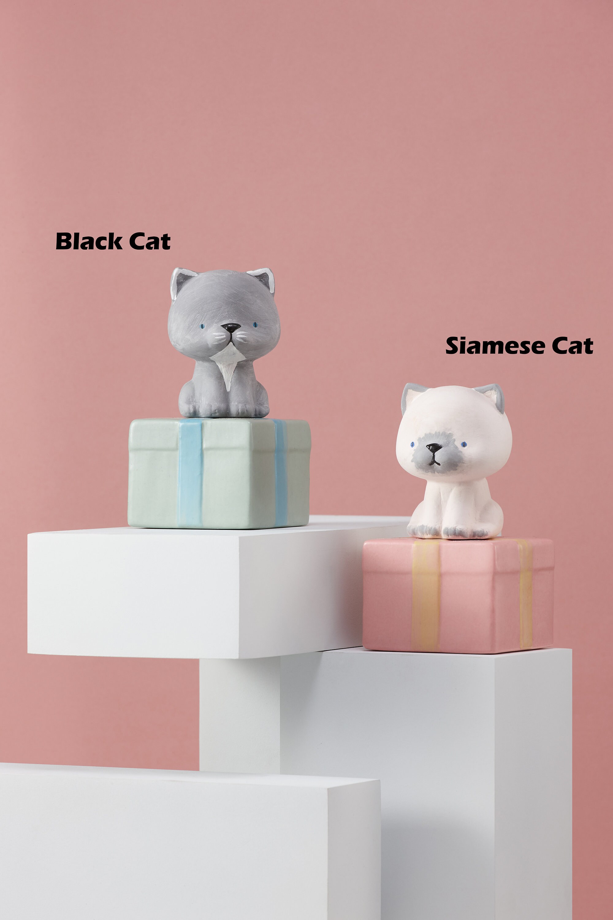 2 Cat Diffuser Siamese Cat Black Cat Pet Diffuser Ceramic - Etsy