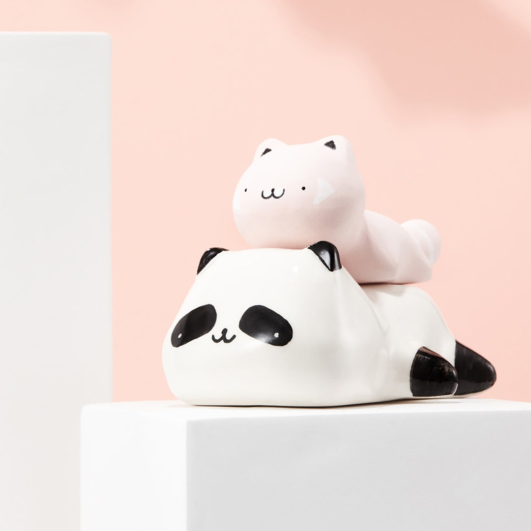Double Pandas Ceramic Diffuser, Panda Diffuser, Ceramic Scent Diffuser ...