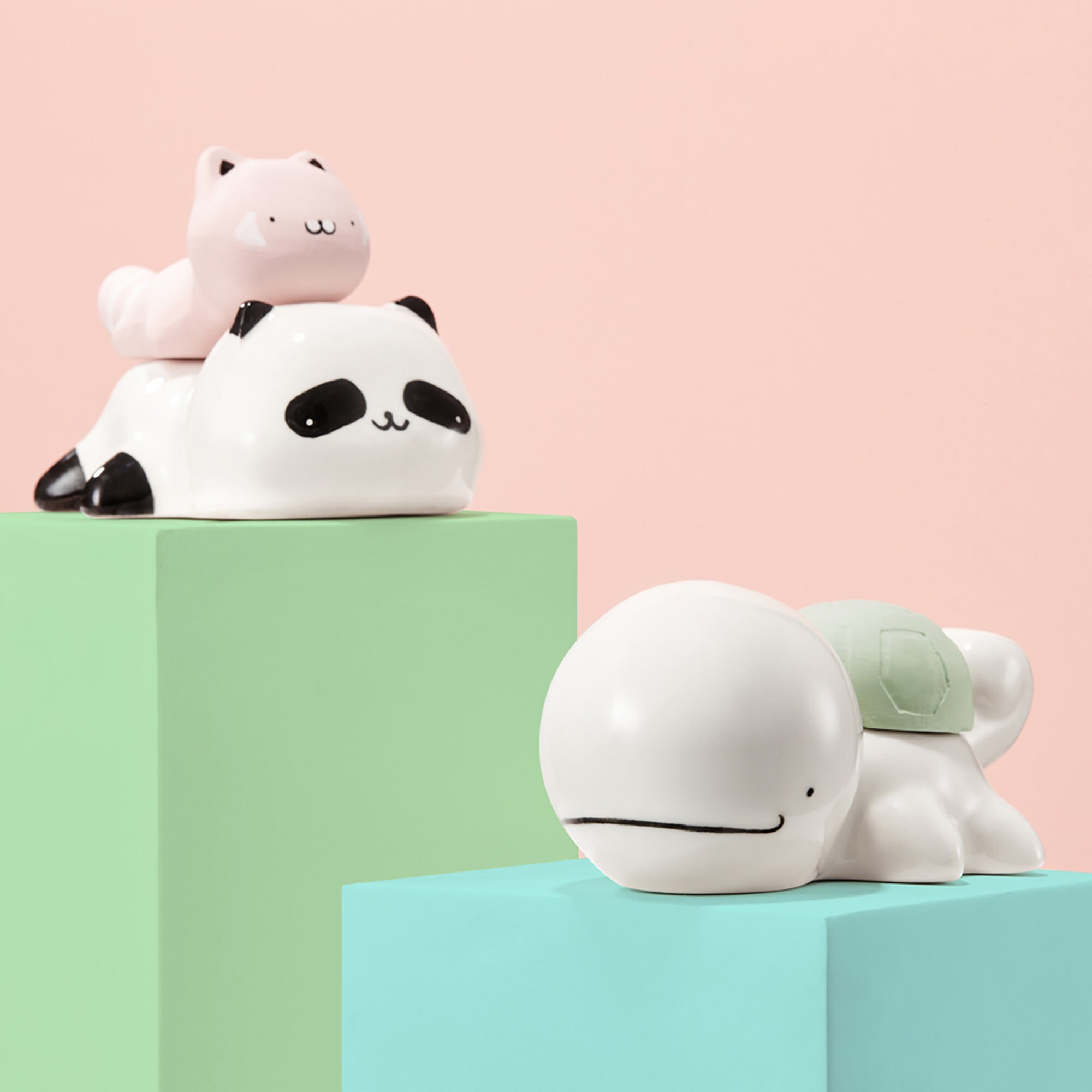 Double Pandas Ceramic Diffuser Panda Diffuser Ceramic Scent | Etsy