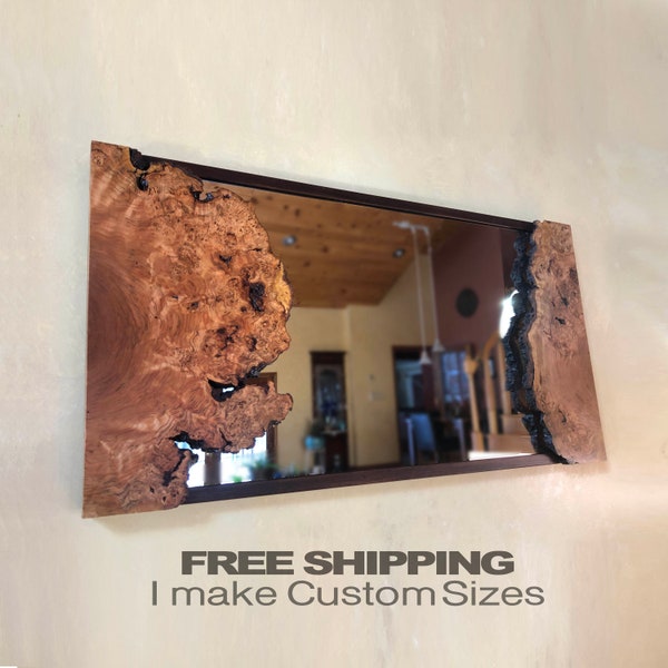 Live Edge Mirrors - Etsy