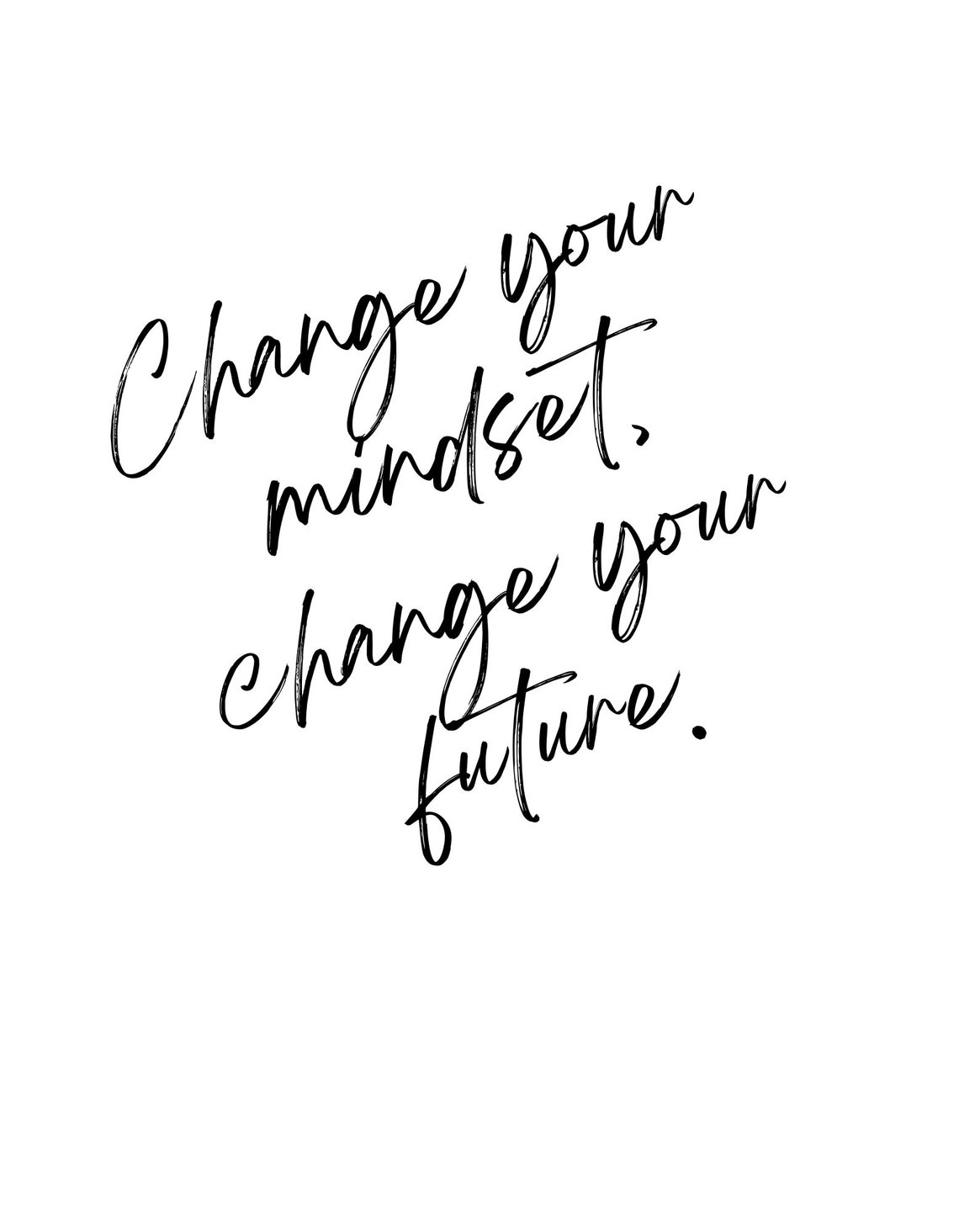 Change Your Mindset Sticker - Etsy