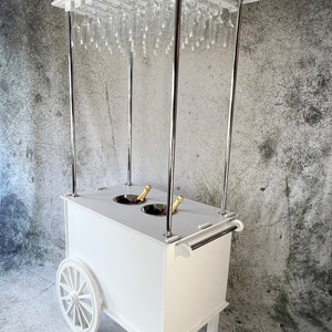 Custom Cart. Branded Cart Floorstanding 6.7ft Tall. Fully Branded With ...