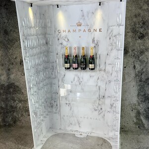 LED Champagne Booth, Champagne Kiosk,champagne Stand, Champagne ...
