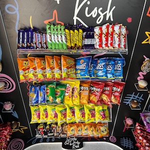 Kids Candy Cart: 5.5ft LED Snacks Kiosk, Party Display - Etsy