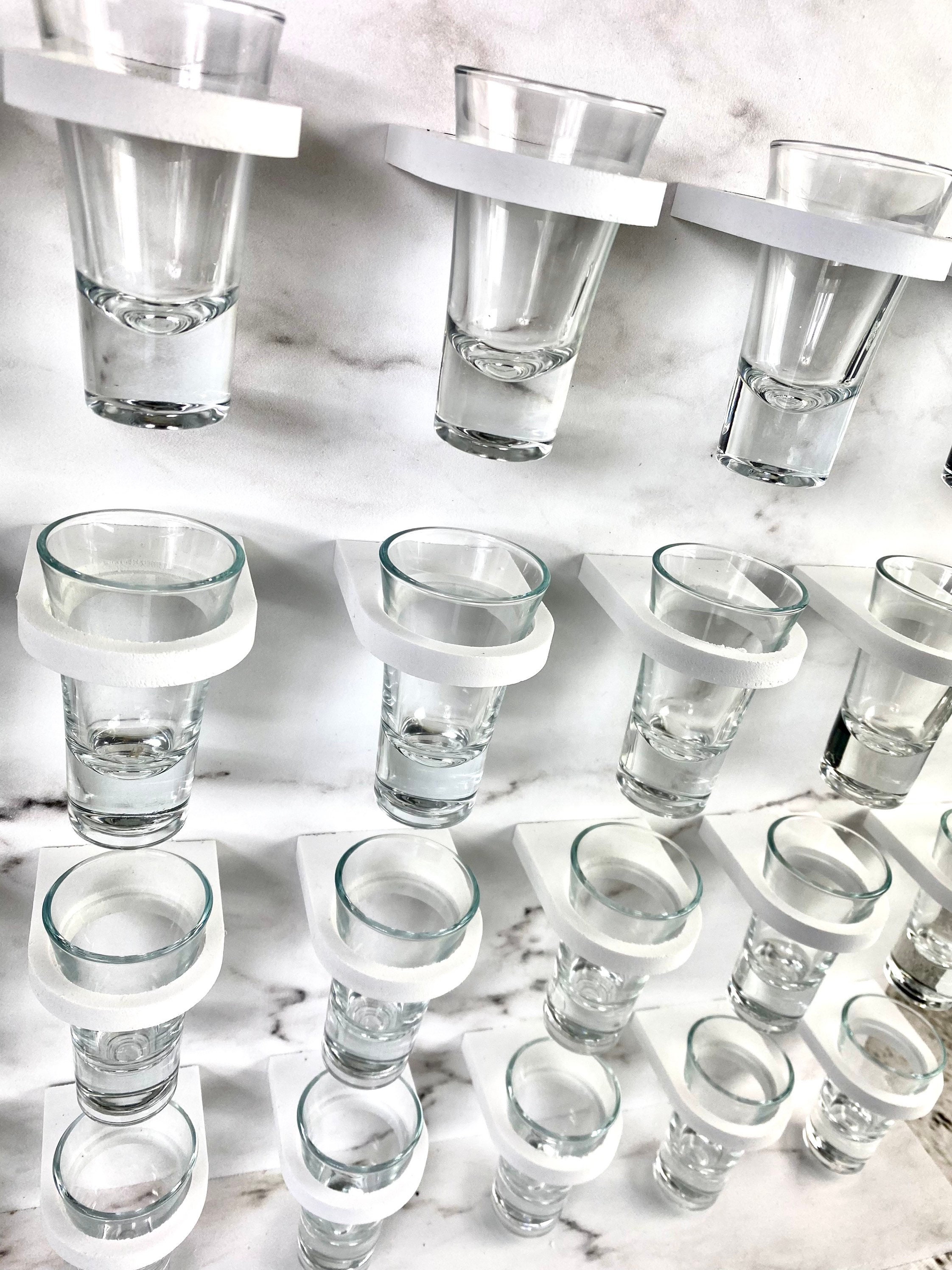 Shot Wall Shot Stand Shots Wall Various Size Options. White - Etsy