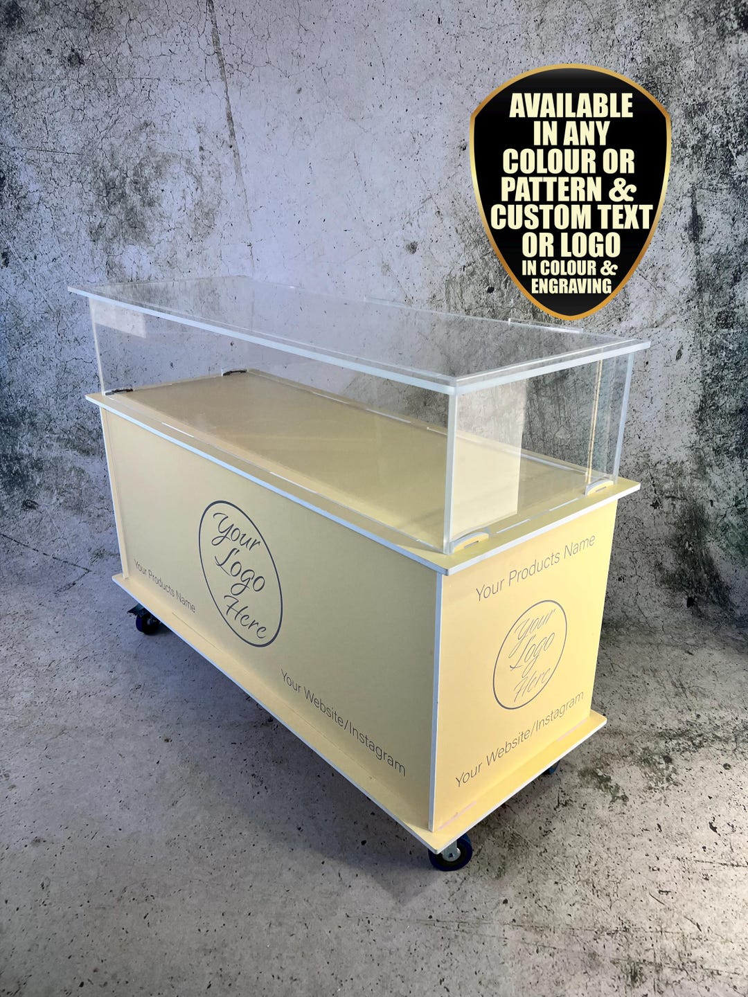 Vendor Cart ,product Display Cart, Display Bar. Vendor Kiosk. Candy ...