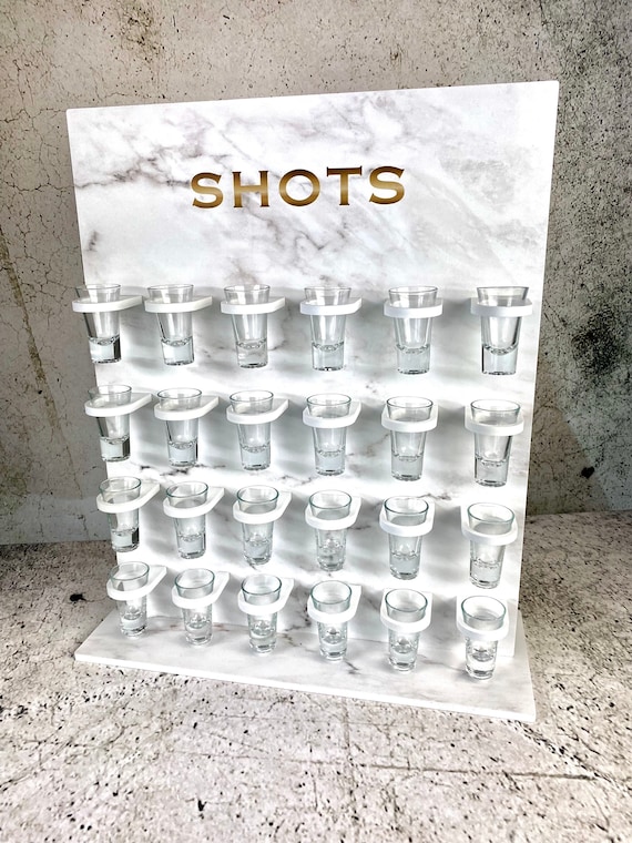 Shot Wall Shot Stand Shots Wall Various Size Options. White - Etsy