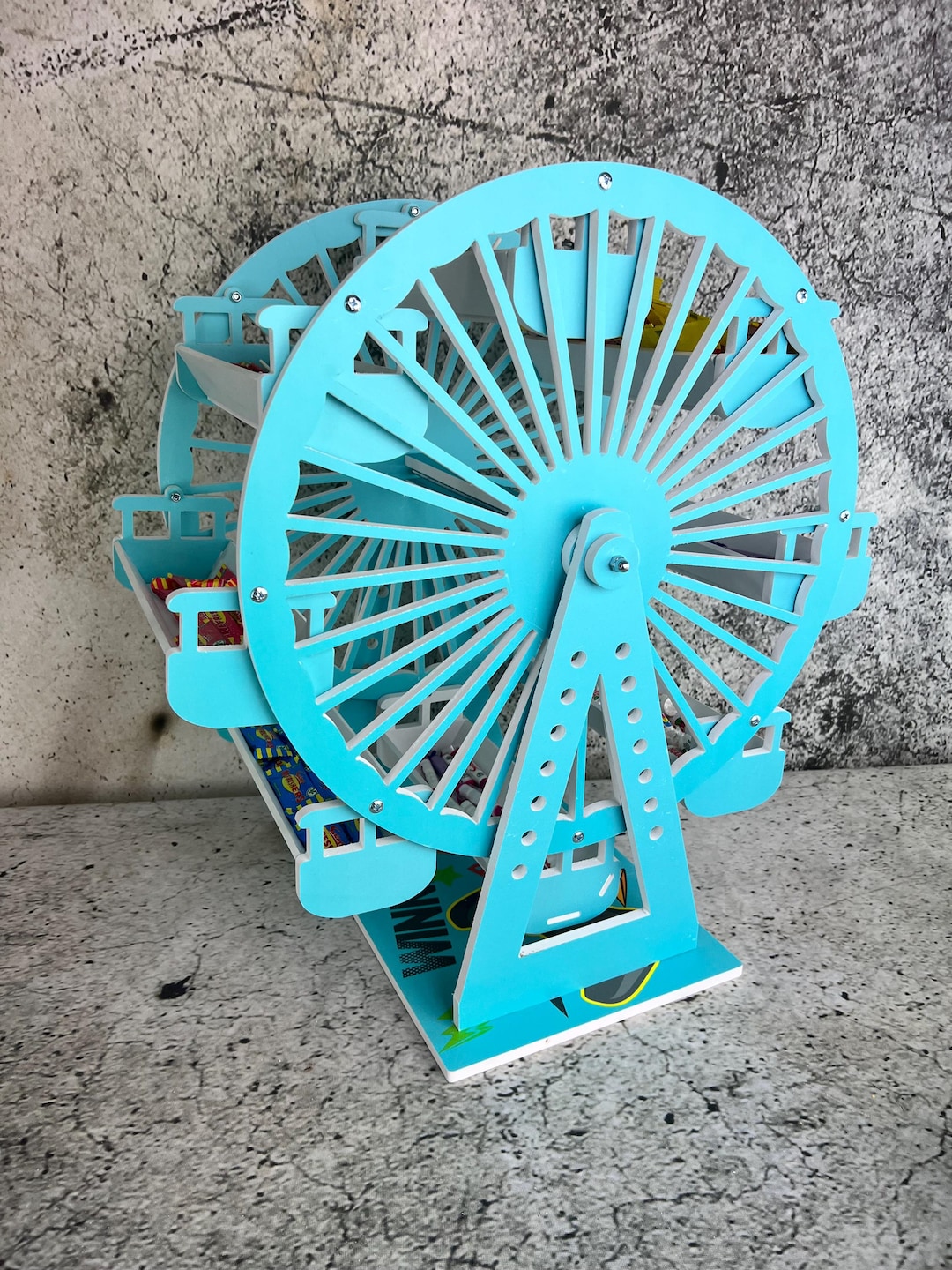 Rotating Candy Cart Ferris Wheel: 8-carriage Treat Display - Etsy