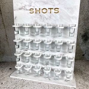 Shot Wall Shot Stand Shots Wall Various Size Options. White Waterproof ...