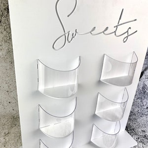 Sweet Stand, Sweet Wall, Candy Wall. White 10mm Waterproof Plastic ...