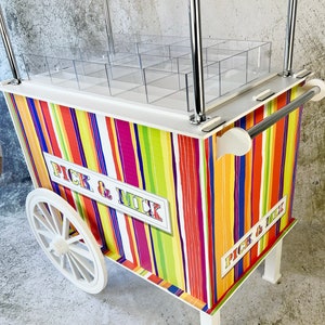 Candy Cart, Sweet Cart, Candy Bar. Pick & Mix Cart. 6.7ft Tall. Fitted ...