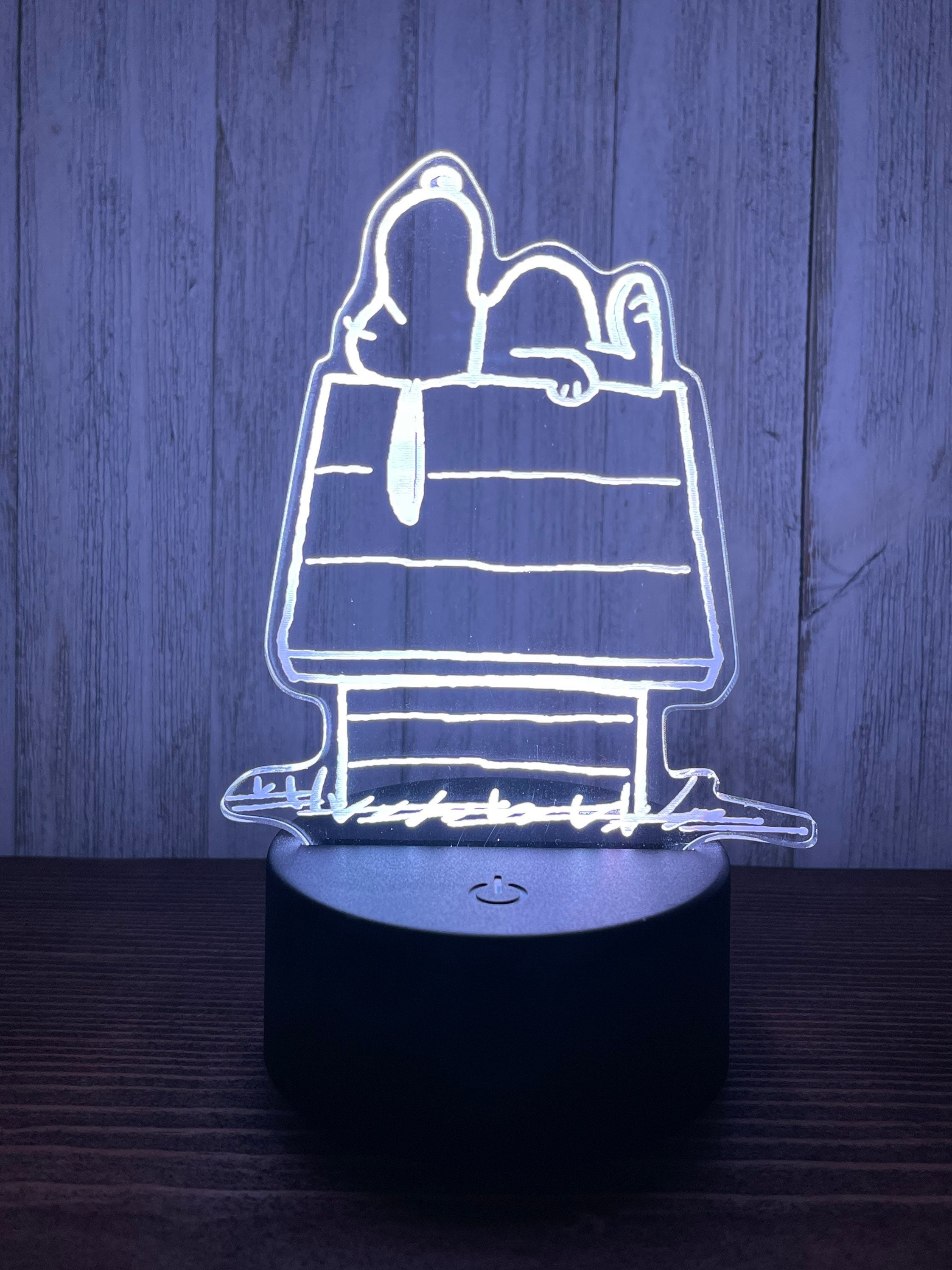 Snoopy 3D Light multi-color - Etsy