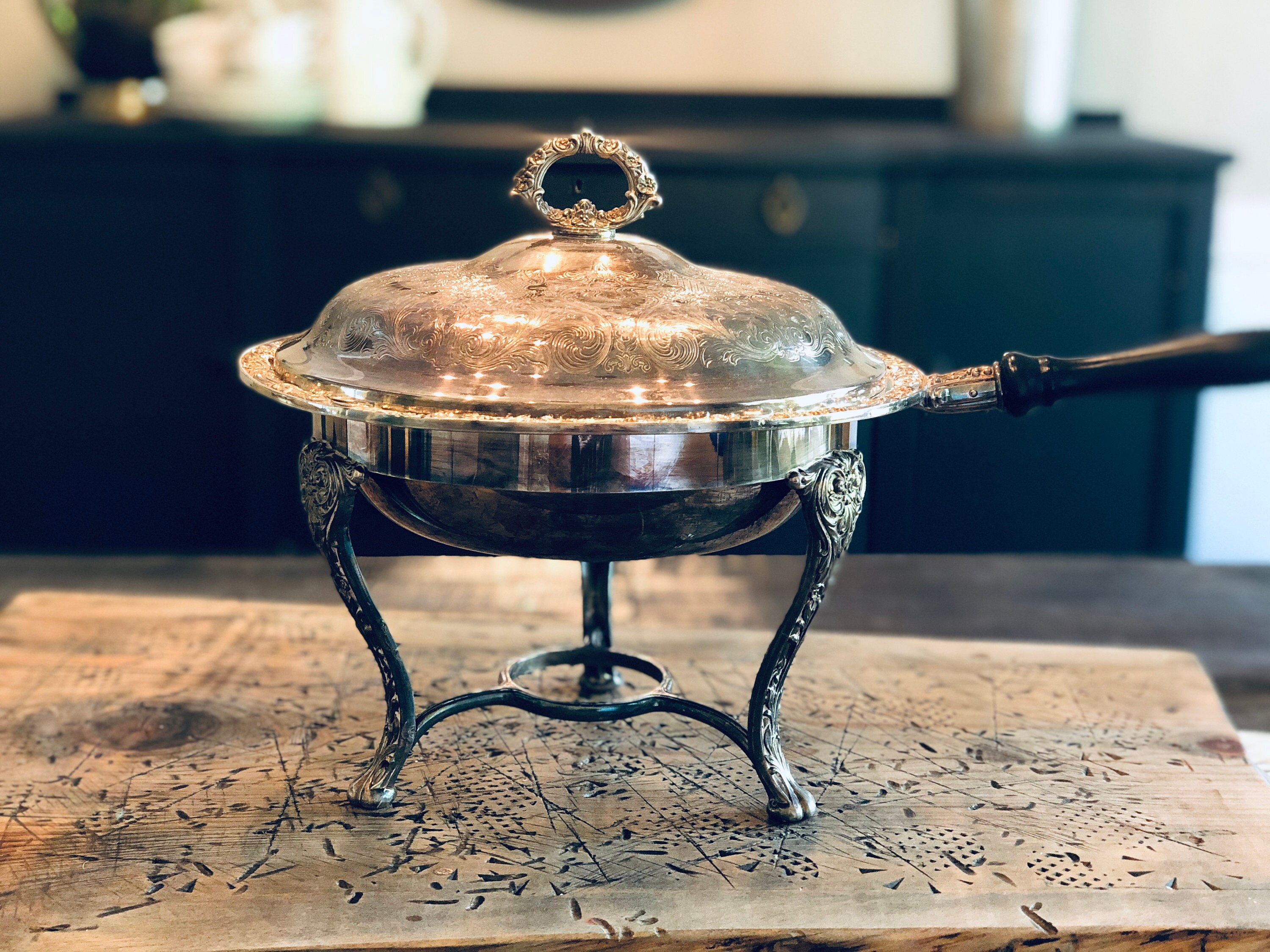 Antique Chafing Dish for sale | Only 2 left at -65%