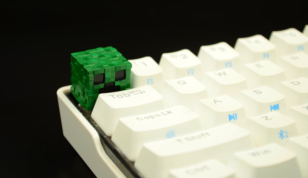 The Creeper Artisan Custom Cherry MX Keycap - Etsy