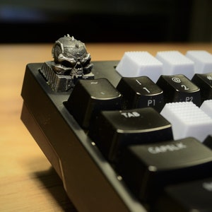 Demon Skull - Doom Artisan Custom Cherry MX Keycap - Etsy