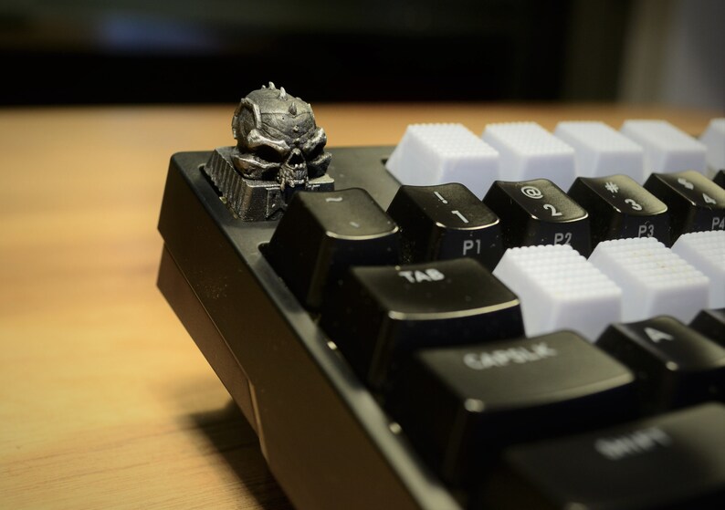 Demon Skull Doom Artisan Custom Cherry MX Keycap - Etsy