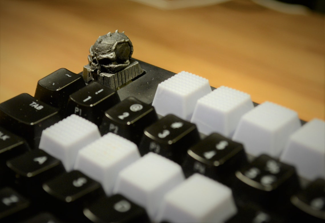 Demon Skull Doom Artisan Custom Cherry MX Keycap - Etsy Canada
