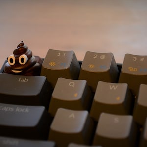 Poop Emoji - Artisan Custom Cherry MX Keycap - Etsy