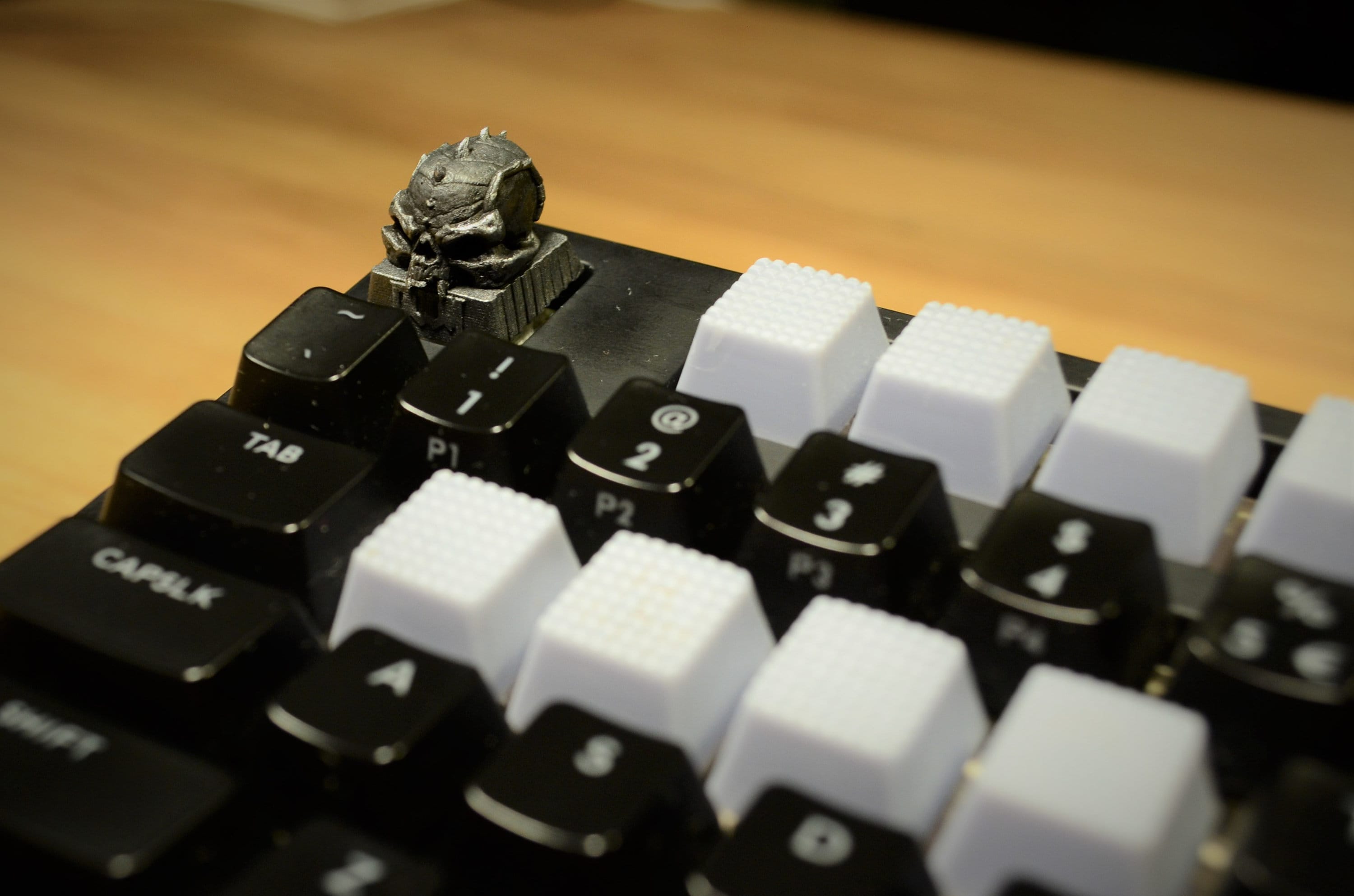 Demon Skull Doom Artisan Custom Cherry MX Keycap | Etsy