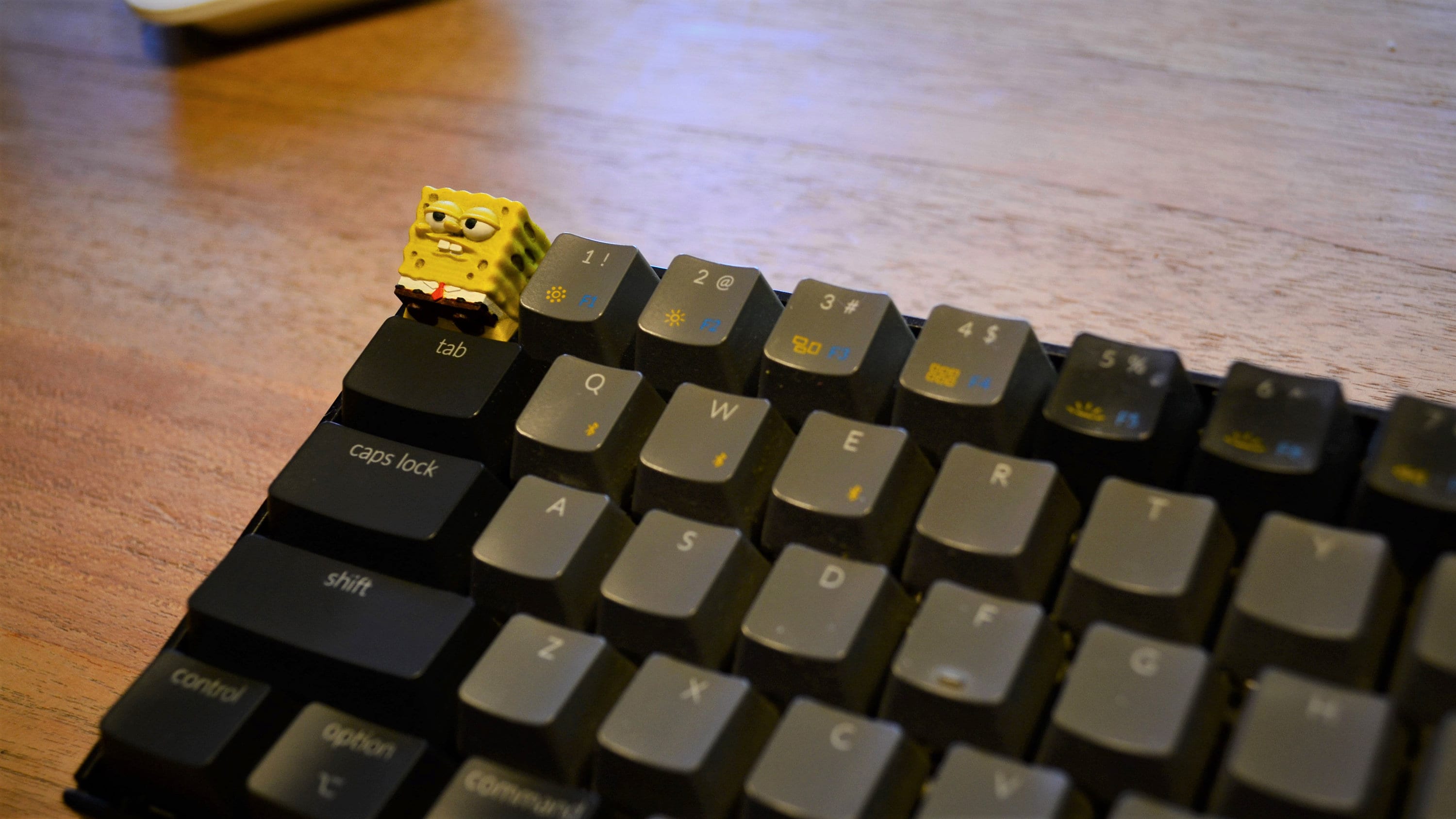 Spongebob Squarepants - Artisan Custom Cherry MX Keycap - Etsy