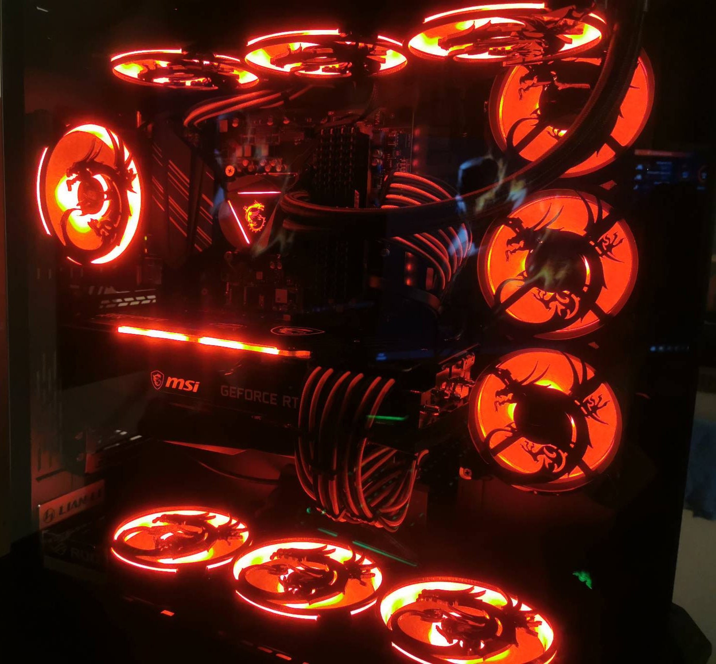 MSI Dragon Custom Laser Cut PC Fan Grill - Etsy Australia