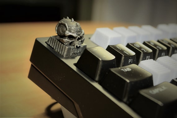 Demon Skull Doom Artisan Custom Cherry MX Keycap - Etsy