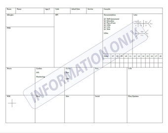 1 Patient Report Sheet IPASS Format Days - Etsy New Zealand