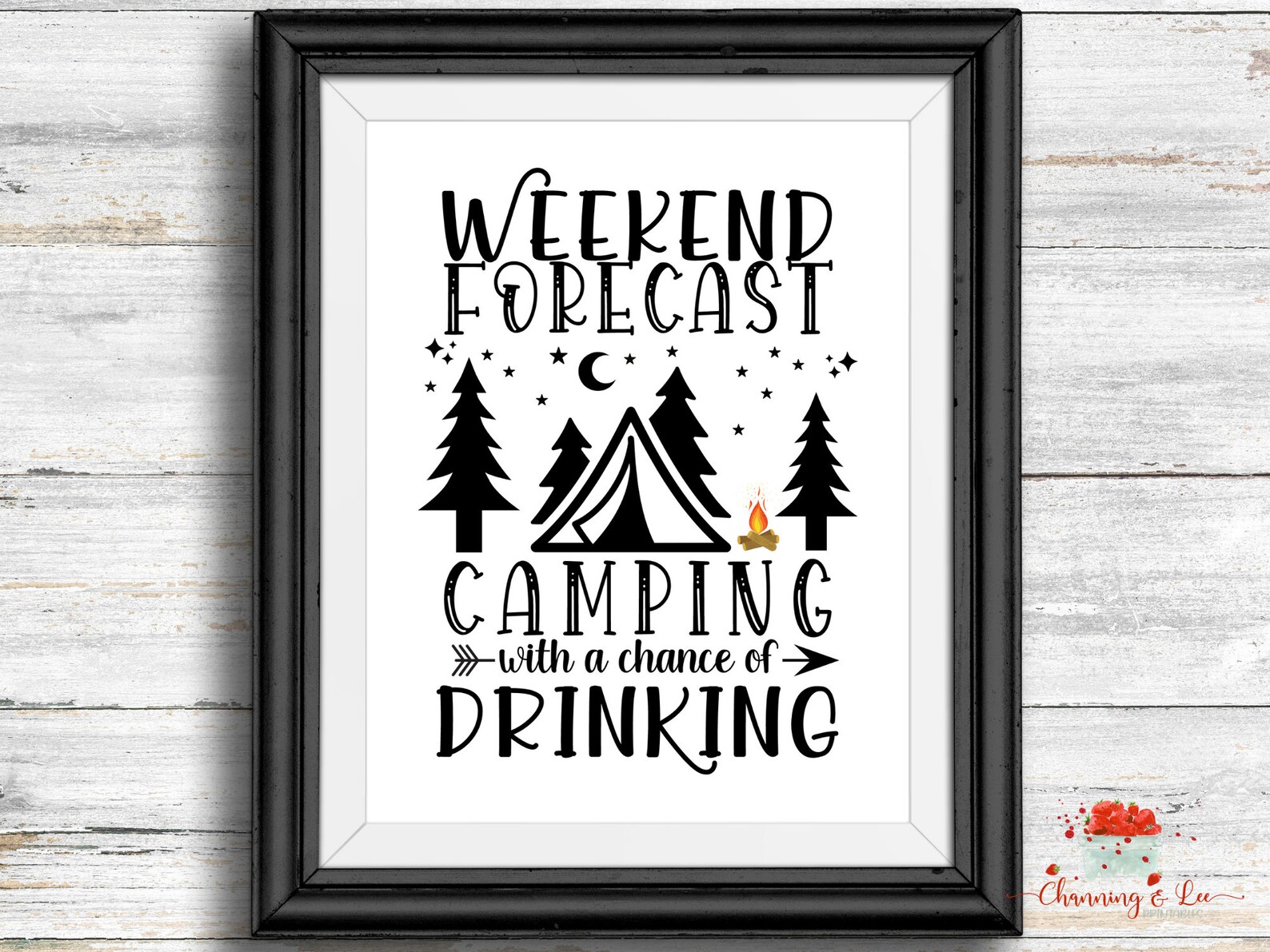 Camping Decor / Bar Cart Accessories / Signs / Camping / - Etsy