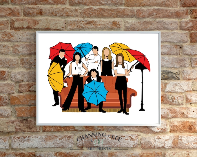 Friends TV Show / Friends / Friends TV Show Printable / Friends Tvshow ...