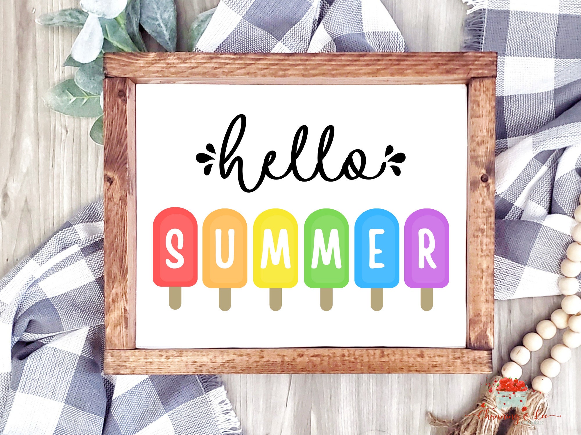 Summer / Summer Decor / Summer Signs / Hello Summer / Summer | Etsy