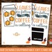 PRINTABLE Coffee Gift Card Holder / Back to School / First Day of ...