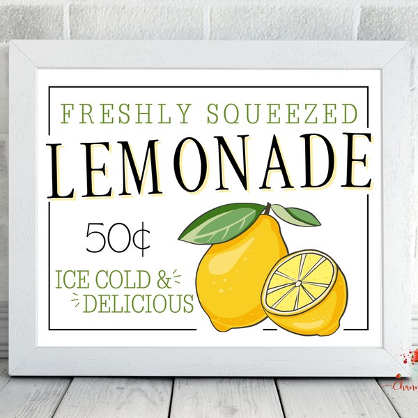 Lemonade Stand Sign - Etsy