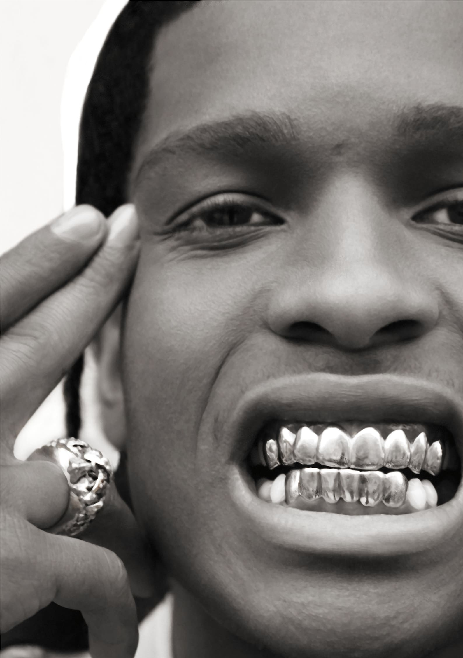 ASAP Rocky Poster Travis Scott Rocky Gold Teeth Travis | Etsy