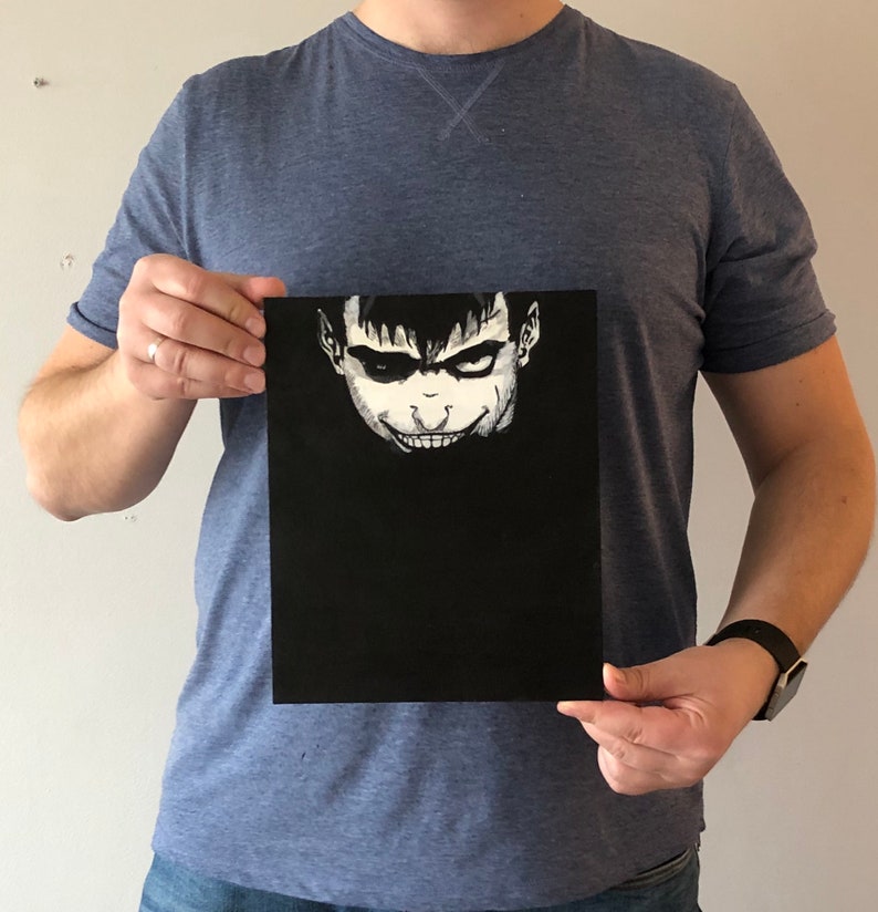 Guts Original Fan Art, Acrylic on Canvas Board - Etsy