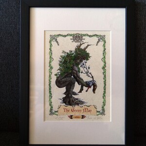 Green Man Limited Edition (25) Professional Art Print - Etsy
