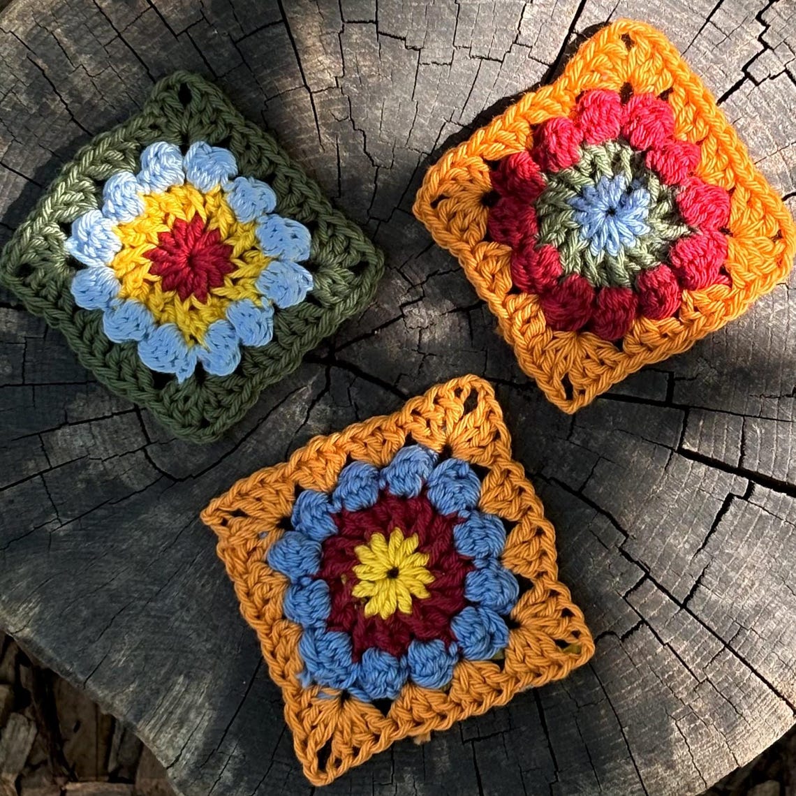 Crochet Pattern ~ Dana Square ~ Crochet Square Pattern ~ UK and US ...
