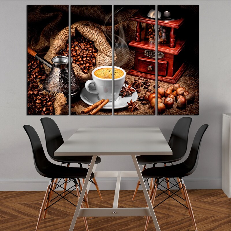 Coffee Canvas Art - Etsy