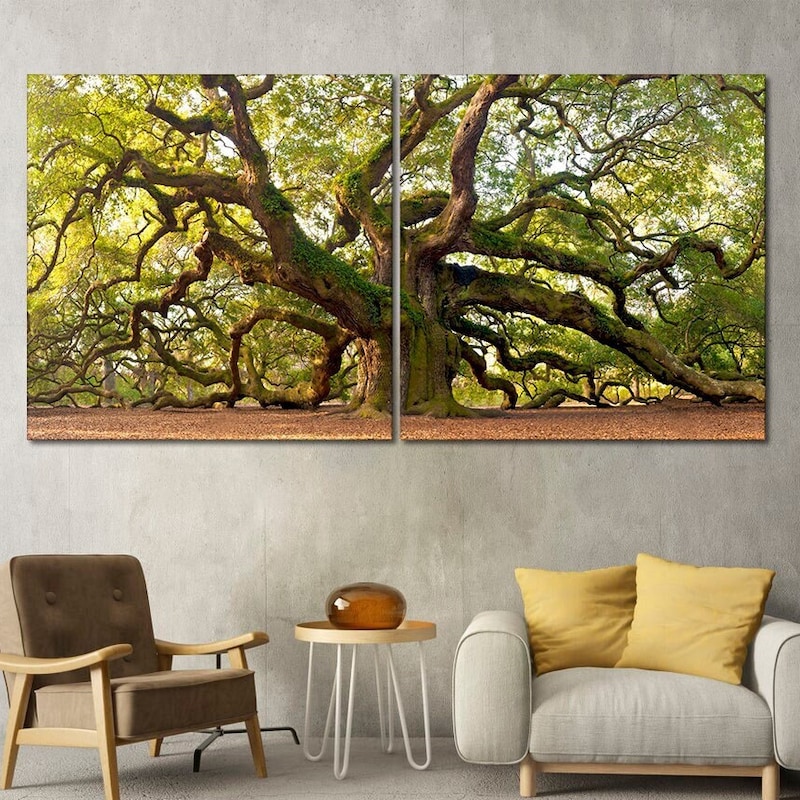 Oak Tree Art - Etsy