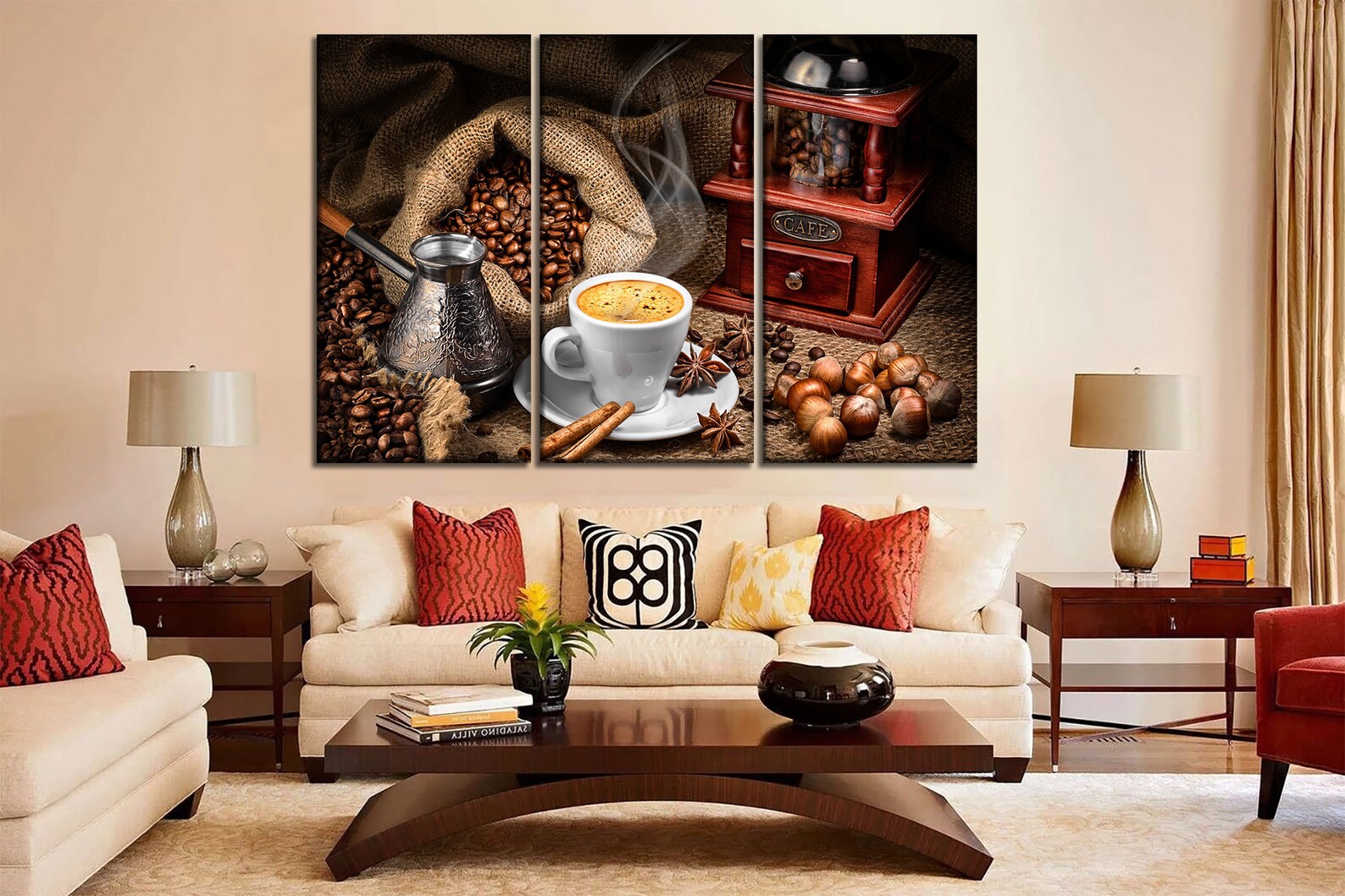 Coffee Wall Art for Kitchen Coffee Print Large Dine Room Wall Art ...