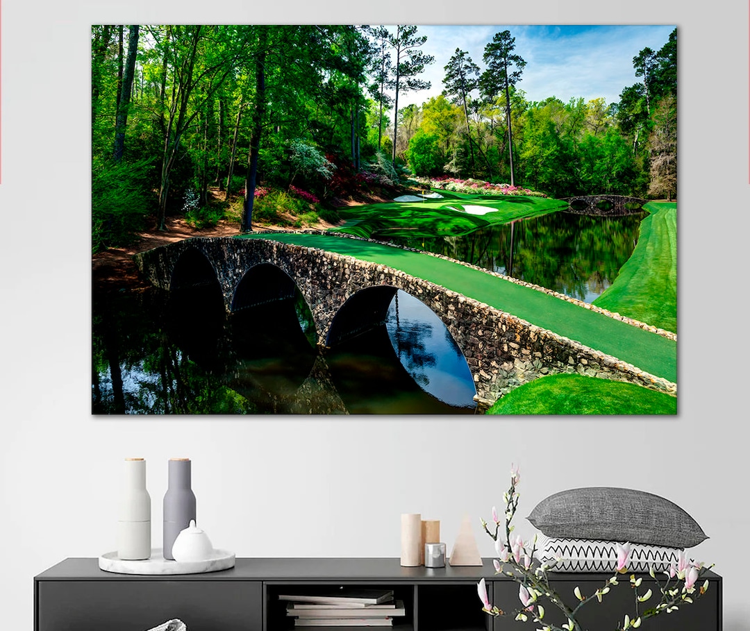 Golf Club Canvas Wall Art Golfing Course Print Art Amen Corner Golf ...