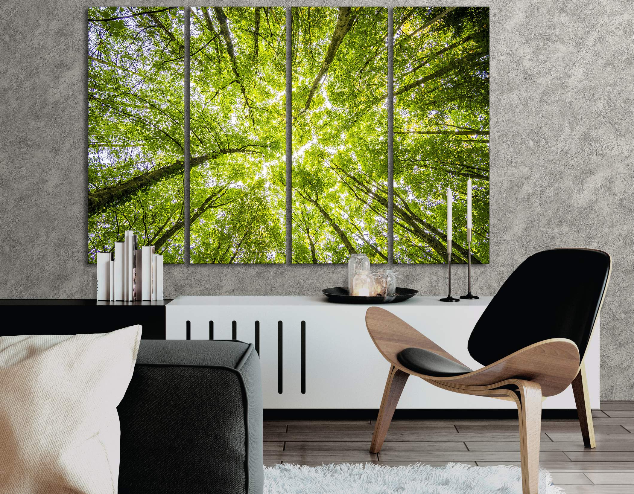 Trees Wall Art Branches of Trees Art Tree Print Art Forest | Etsy